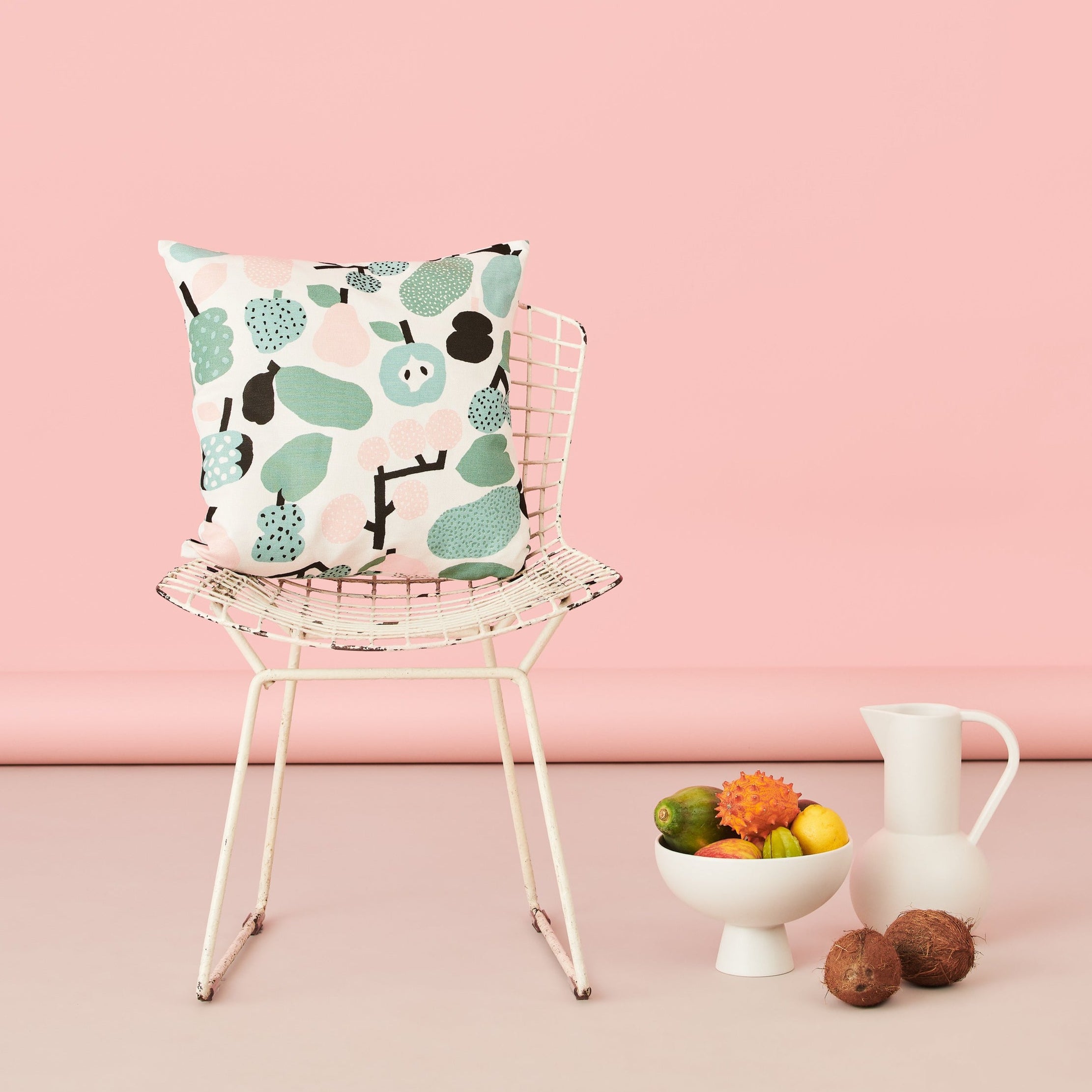 Tutti Frutti Light Green Cushion Cover – Kauniste Tutti Frutti Light Green Cushion Cover – Kauniste